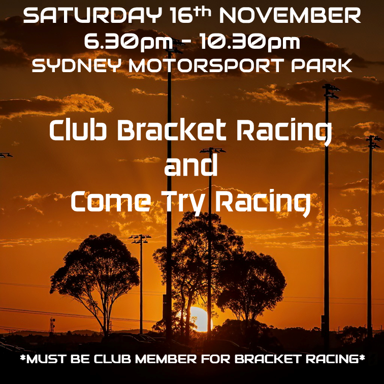 CLUB BRACKET RACING & COME TRY RACING - St. George Motorcycle Club